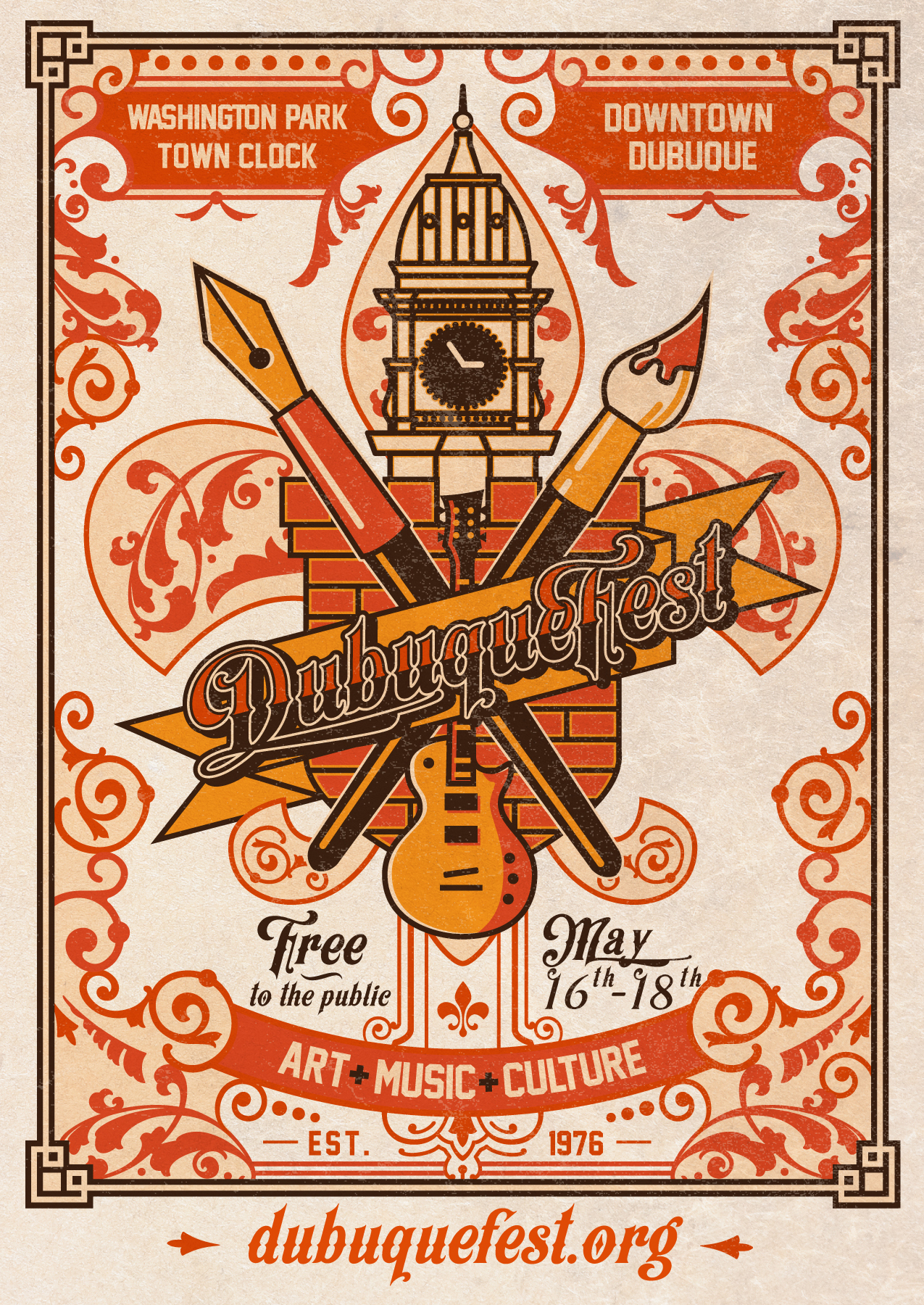 Rich Rossignol’s Poster Art | DUBUQUEFEST